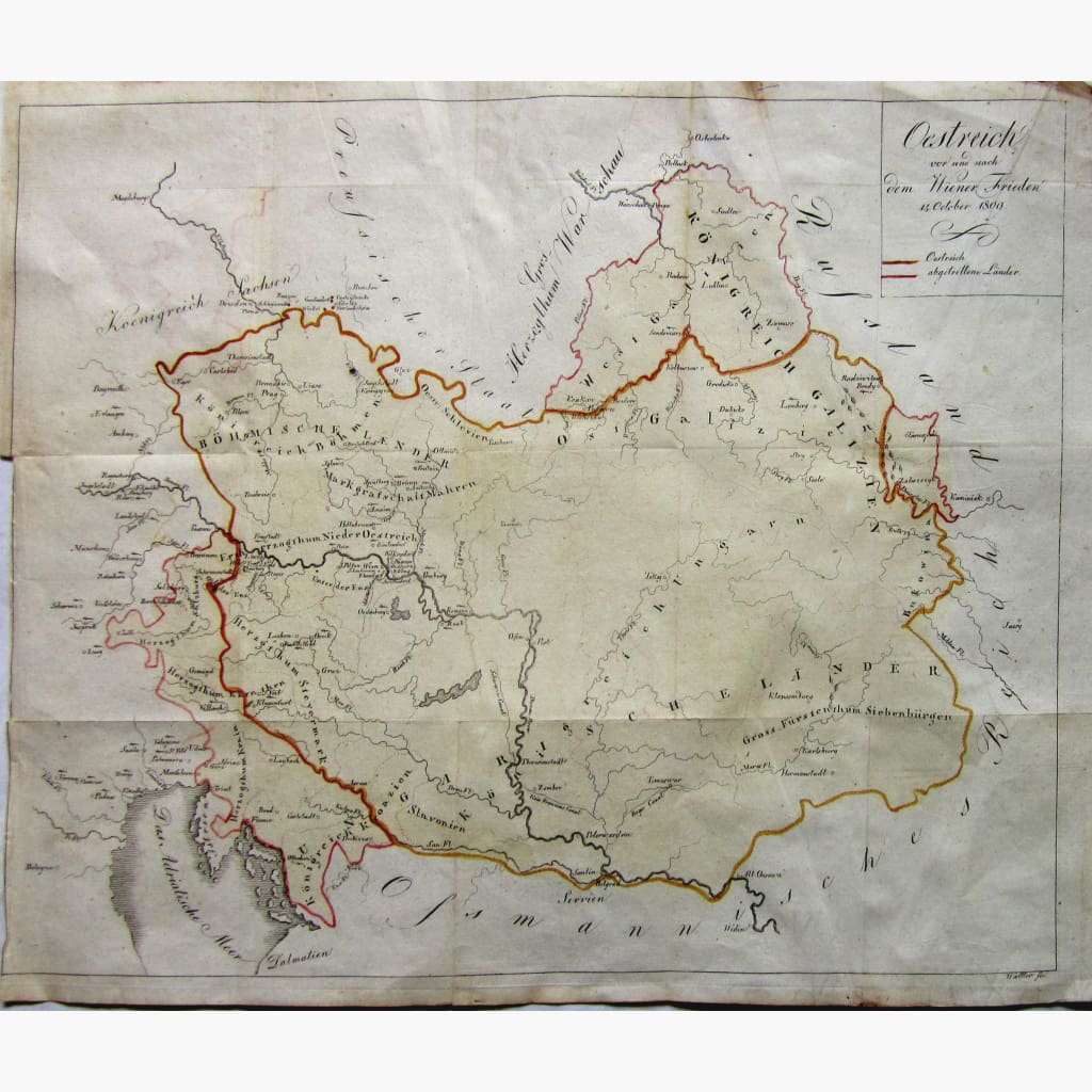 Oestreich- Austria before and after the Treaty of Vienna 14 October, 1 ...