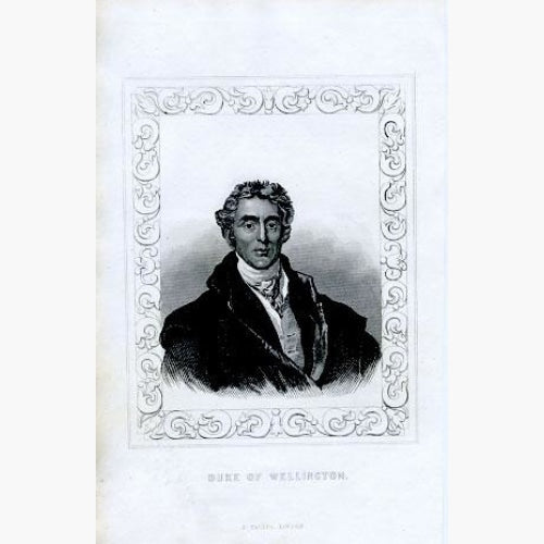 Antique Print, Duke of Wellington, 1860 – KittyPrint